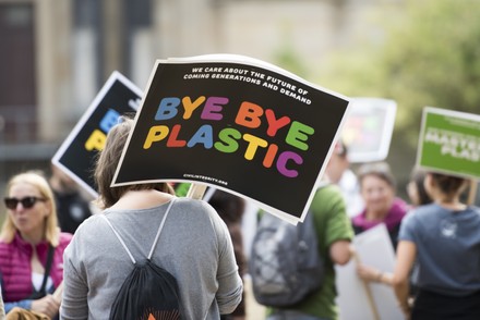 Under Motto Bye Bye Plastic Demonstrations Editorial Stock Photo ...