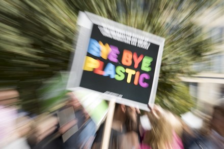 Under Motto Bye Bye Plastic Demonstrations Editorial Stock Photo ...