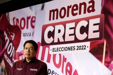 President National Regeneration Movement Party Morena Editorial Stock ...