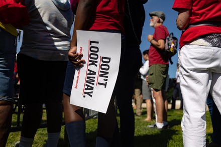 Person Holds Sign Students Demand Action Editorial Stock Photo - Stock ...