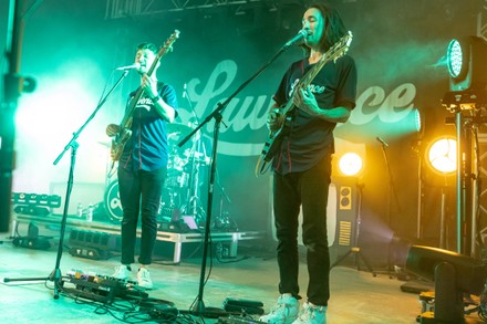 Indie Pop Band Lawrence Perform Packed Editorial Stock Photo - Stock ...
