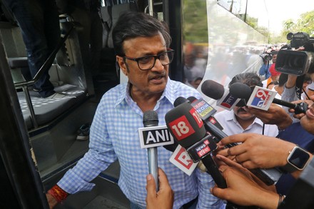 BJP MLAs Leave For Jamdoli In Jaipur, India - 06 Jun 2022 Stock ...