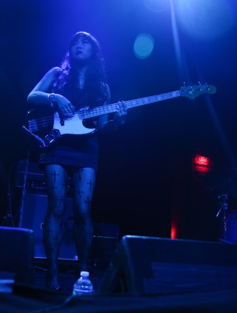 LA Witch in concert at The Mayan nightclub, Los Angeles, California ...