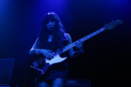 LA Witch in concert at The Mayan nightclub, Los Angeles, California ...