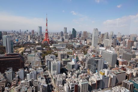Damaged Tip Tokyo Tower Visible Veranda Editorial Stock Photo - Stock ...