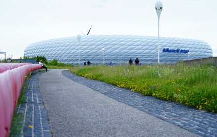 Fan Waits Turnstiles Open Outside Stadium Editorial Stock Photo - Stock ...