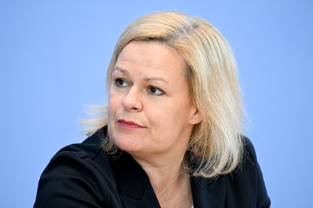 German Federal Minister Interior Community Nancy Editorial Stock Photo ...