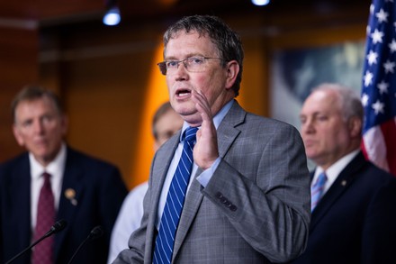 Republican Representative Georgia Andrew Clyde Speaks Editorial Stock ...