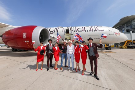 Virgin Atlantic Marks Launch New Direct Editorial Stock Photo - Stock ...