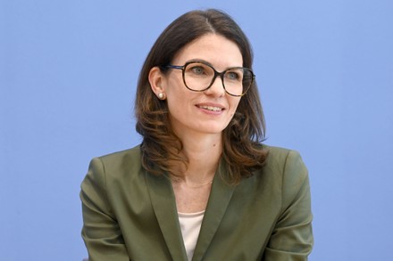 Cornelia Betsch Press Conference German Governments Editorial Stock ...