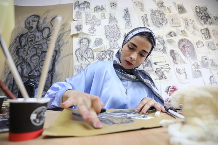 Palestinian architect and artist Sherine Abdel Karim makes sculptures ...