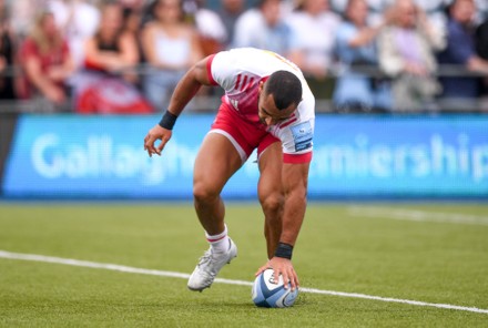Joe Marchant Harlequins Scores Try Stonex Editorial Stock Photo - Stock ...