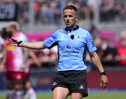 Refereetom Pearce During Gallagher Premiership Rugby Redakční stock ...