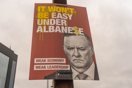 Campaign Poster Depicting Leader Australian Labor Editorial Stock Photo ...
