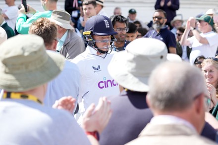 Ollie Pope England Walks Out Bat Editorial Stock Photo - Stock Image ...