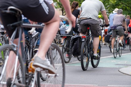 Cyclists Annual Bicycle Rally General German Editorial Stock Photo ...