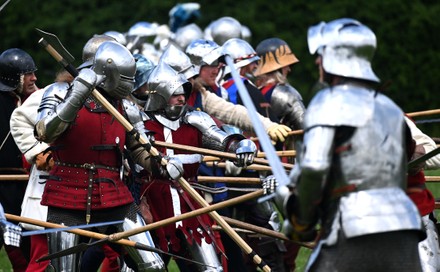 Historic Reenactors Take Part Reconstruction 1455 Editorial Stock Photo ...
