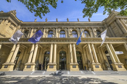 Deutsche Boerse Stock Exchange Frankfurt Main Editorial Stock Photo ...