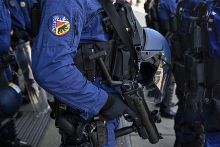 Policeman Protective Gear Policeman Protective Gear Editorial Stock ...