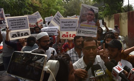 Sfi Members Shouting Slogans Against Modi Editorial Stock Photo - Stock ...