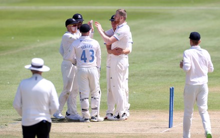 Sean Hunt Sussex Celebrates Taking Wicket Editorial Stock Photo - Stock ...