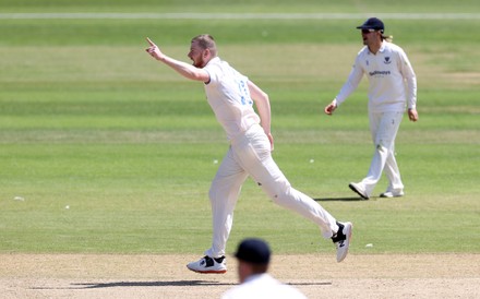 Sean Hunt Sussex Celebrates Taking Wicket Editorial Stock Photo - Stock ...
