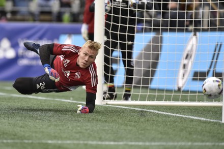 Seattle Sounders Goalkeeper Andrew Thomas Watches Editorial Stock Photo ...