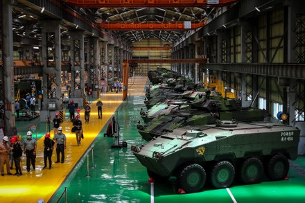 Taiwans Cm34 Armored Vehicle Maneuvers During Editorial Stock Photo ...