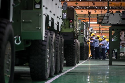 Taiwans Cm34 Armored Vehicle Maneuvers During Editorial Stock Photo ...