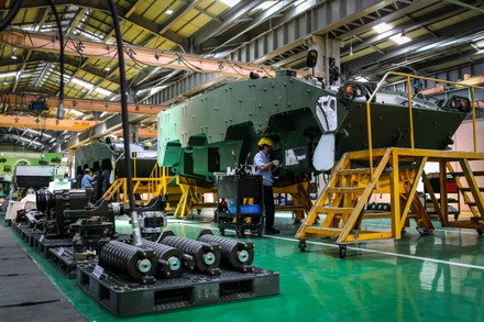 Taiwans Cm34 Armored Vehicle Maneuvers During Editorial Stock Photo ...