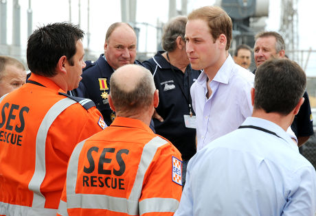 Prince William Meets Ses Rescue Workers Editorial Stock Photo - Stock ...