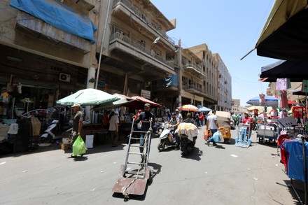 Iraqis Shop Alrasheed Street Central Baghdad Editorial Stock Photo ...