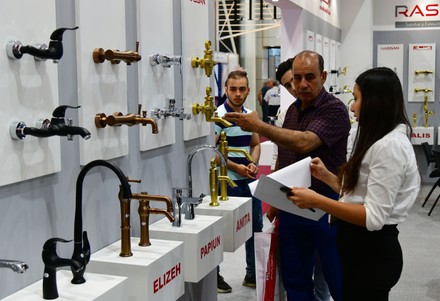 People Attend Buildex Construction Fair Damascus Editorial Stock Photo ...