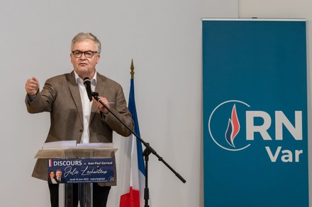 Jeanpaul Garraud Rassemblement National Party Seen Editorial Stock ...