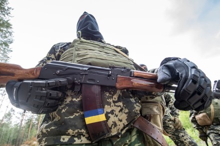 Members Ukrainian Territorial Defense Forces Participate Editorial ...