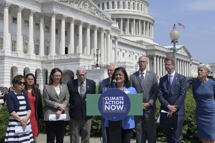 Us Representative Pramila Jayapaldwa Speaks About Editorial Stock Photo ...