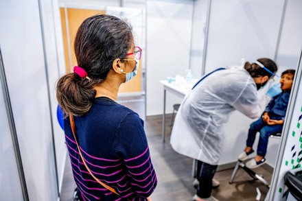 People Being Tested Corona Test By Editorial Stock Photo - Stock Image ...