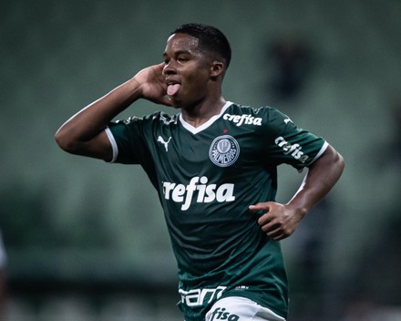 Endrick Do Palmeiras Celebrates His Goal Editorial Stock Photo - Stock ...
