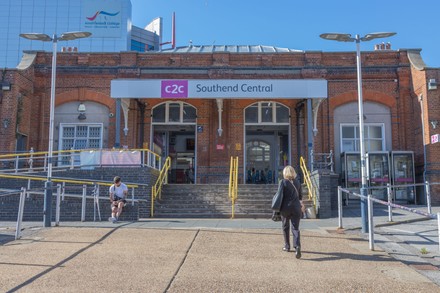 Southend Central Station Part Essex Thameside Editorial Stock Photo ...