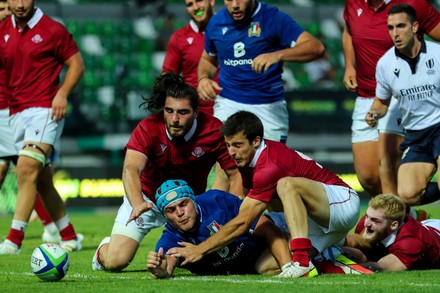Italy Vs Georgia Italys Alessandro Ortombina Editorial Stock Photo ...