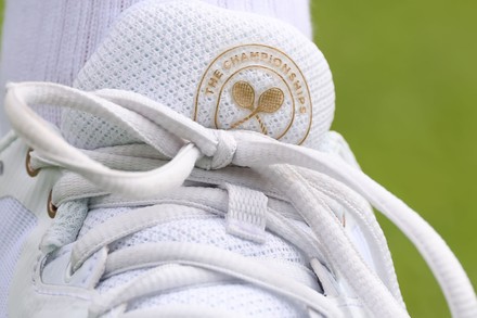 Detail View Wimbledon Emblem On Ball Editorial Stock Photo - Stock ...