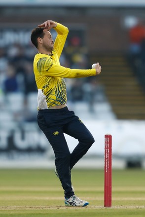 Nathan Sowter Durham Bowls During Vitality Editorial Stock Photo ...