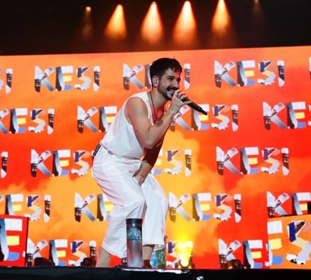 Colombian Singersongwriter Camilo Performs On Stage Editorial Stock ...