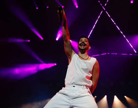 Colombian Singersongwriter Camilo Performs On Stage Editorial Stock ...
