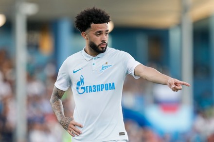 Claudinho Zenit St Petersburg Gestures During Editorial Stock Photo ...