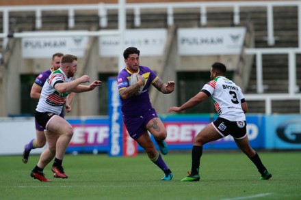 Ollie Roberts Newcastle Thunder Action During Editorial Stock Photo ...