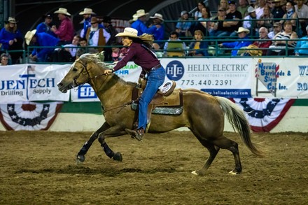 Martha Angelone Wpra Breakaway Roping Champ Editorial Stock Photo ...