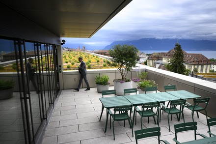 Person Visits Rooftop Cafeteria Tas Cas Editorial Stock Photo - Stock ...