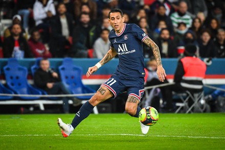 Angel Di Maria Psg During French Editorial Stock Photo - Stock Image ...