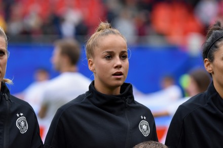 Giulia Gwinn Germany During National Anthem Editorial Stock Photo ...